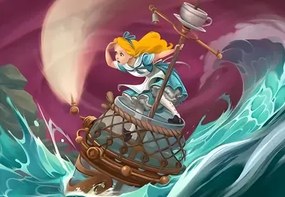 RAVENSBURGER Puzzle Disney Lorcana: Alenka v říši divů / 300 dílků