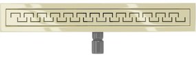 Mexen Flat M15 nerezový sprchový žlab 50 cm, zlatá, 1524050-15