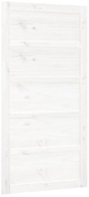 vidaXL Posuvné dveře bílé 100x1,8x204,5cm masivní borové dřevo