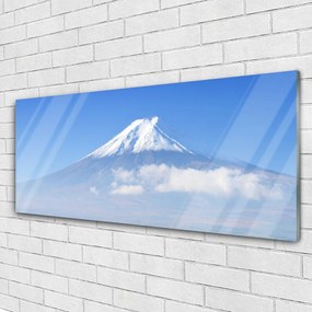 akrylový obraz Hory Mraky Nebe Krajina 125x50 cm