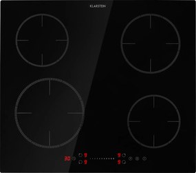 Klarstein Virtuoso EcoAdapt, indukční varná deska, 7200 W, 4 zóny, sklo, černá
