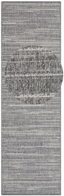 ELLE Decoration, Kusový koberec Gemini 105543 Silver z kolekce Elle – na ven i na doma, 120x170, šedá, chodba / předsíň