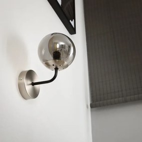 Brilagi - Nástěnná lampa MALIVA 1xE14/15W/230V matný chrom/kouřová