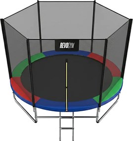 Velaco Zahradní trampolína se sítí a žebříkem SKY 305 cm