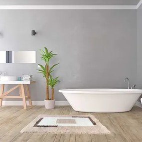 SPIRELLA Koupelnová předložka ANELA hnědá / 60 x 90 cm / polyester / p