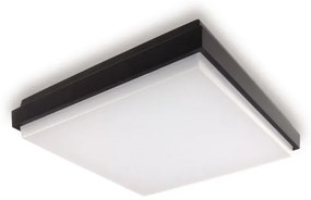 LED2 5130934 Quado L, antracitové venkovní čtvercové svítidlo, 25W LED 3000K, 24x24cm, IP54