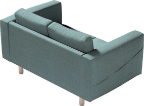 Potah na pohovku IKEA Norsborg 2-místná barva modrá látka pletený vzor