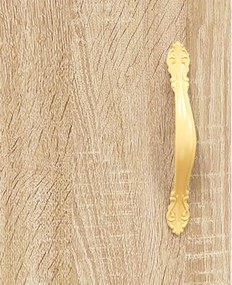 Skříň highboard dub sonoma 69,5 x 34 x 180 cm kompozitní dřevo 3199668