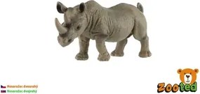 ZOOTED Figurka Nosorožec dvourohý / 14 cm / Plast