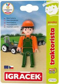 EFKO Figurka Igráček MultiGO Traktorista / Kloubová / Plast / 7,5 cm /