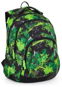 Bagmaster LINCOLN 25 A studentský batoh – zeleno-černý