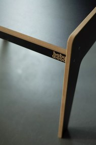 Stůl + židlička pro děti černá S/M