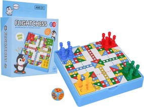 Společenská hra LUDO MINI Penguin modrá