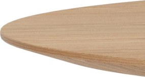Kulatý jídelní stůl Soli 120 cm dub přírodní/kašmírový