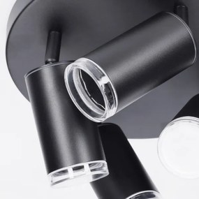 Brilagi - Koupelnové bodové svítidlo SELE AQUA 4xGU10/30W/230V IP44 černá
