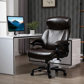 Kancelářská židle Vinsetto manažerská židle herní židle ergonomicky výškově nastavitelná s funkcí houpání, silné čalounění s nosností až 180 kg |