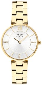Dámské luxusní nerezové hodinky JVD JG1020.3 s římskými číslicemi