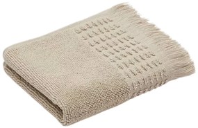 OnaDnes -20% Béžový bavlněný ručník Kave Home Veta 30 x 50 cm