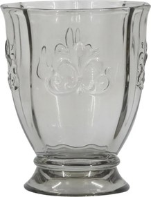Šedá sklenice Saint-Émilion s dekorem – Ø 8,5*10,5 cm / 250ml