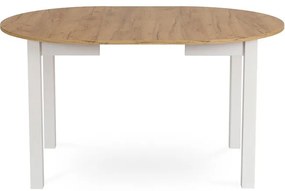 Rozkládací jídelní stůl Klara 102-142 cm MDF Dub craft bílá