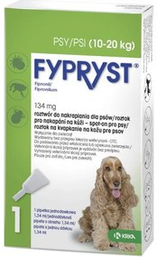 Fypryst spot on a.u.v. M (pes 10-20kg) sol 1x1,34 ml