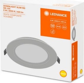 LED podhledové svítidlo LEDVANCE Slim Round 105mm 6W/3000K teplá bílá