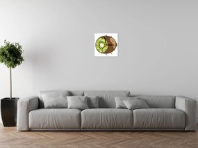 Gario Obraz s hodinami Kiwi Rozměry: 30 x 30 cm