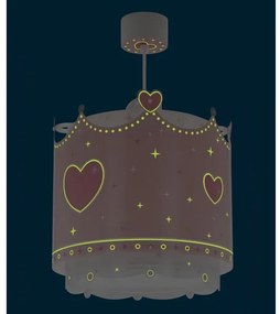 Dalber 61102 - Dětský lustr LITTLE QUEEN 1xE27/60W/230V