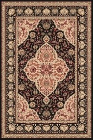 Kusový koberec Diktum černý 133 x 190 cm