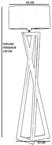 Opviq Stojací lampa Maçka 8747-5, Vícebarevná