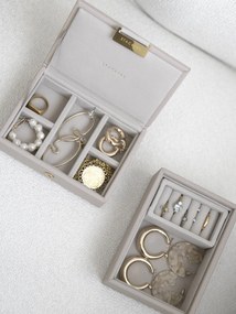 Krabička na šperky Stackers dvojitá micro taupe