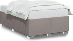 Rám postele bez matrace taupe 120 x 200 cm textil 3284468
