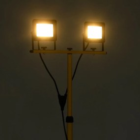 LED reflektor se stojanem 2 x 20 W teplé bílé světlo 149654