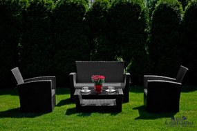 Sada zahradního nábytku Unico černá