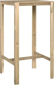 Barový stůl 60 x 60 x 110 cm impregnovaná borovice 318219