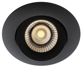 SLC One 360° LED vestavné světlo stmívatelné až teplé černé