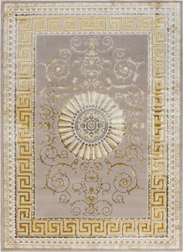 Dywany Łuszczów, Kusový koberec Bliss Z160AZ147 beige/gold, 140x190, béžová, kancelář