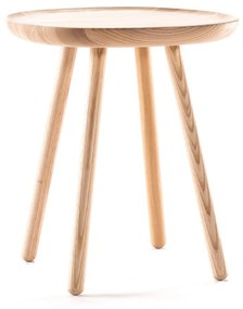 Přírodní odkládací stolek z masivu EMKO Naïve, ø 45 cm