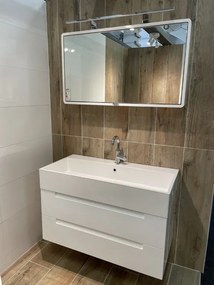 Lavedo Toscana White 100 koupelnová skříňka s umyvadlem