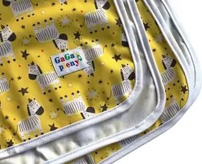 GaGa's Přebalovací podložka Žlutá zebra