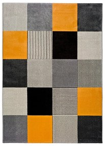 Oranžovo-šedý koberec Universal Gladys Lento, 160 x 230 cm