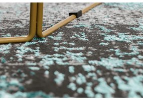 Moderní koberec DE LUXE 570 vintage Strukturální, zelená / antracit velikost 120x170 cm | krásné koberce cz