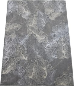 BE Koberec Esprit 3604 GREY - šedý obdélníkový Rozměr: 60x100 cm