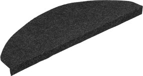 Samolepicí podložky na schody 30 ks černé 65x22,5x3,5 cm 3365907