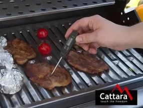Cattara Grilovací teploměr 15 cm / Teploměr na maso / Gril