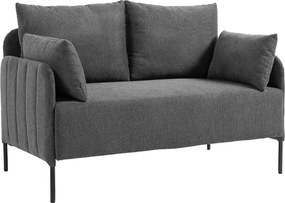 Ziden Couch 2 Sitzer látka – tmavě šedá