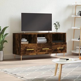 vidaXL TV skříňka 102 x 36 x 50 cm kompozitní dřevo [829022] Barva: kouřový dub