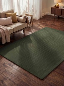 Vikosa, Kusový koberec Vikosa Arcura 106271 Dark Green, 160x230, zelená, ložnice