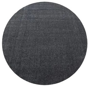 Ayyildiz, Kusový koberec Ata 7000 grey kruh, 160x160 (průměr) kruh, šedá, obývací pokoj