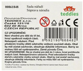 Teddies Sada nářadí plast na kartě 26,5x36,5x4cm